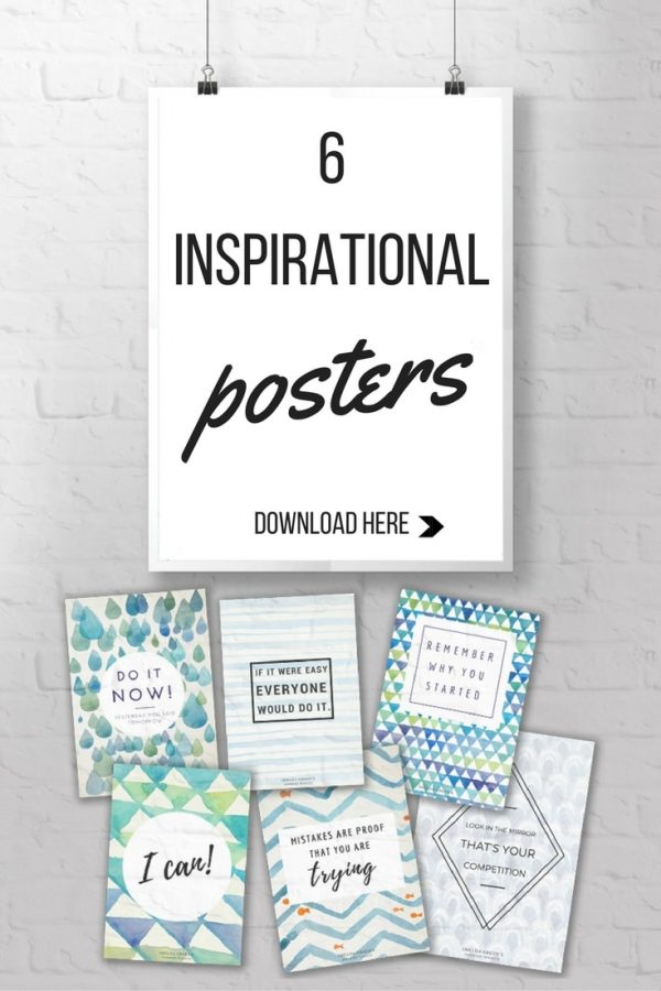 6 inspirational posters to start the school term